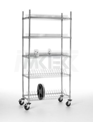 ESD vozík so stojanom na SMD kotúče, 5 políc :: MK TEK - dodávateľ pre ...