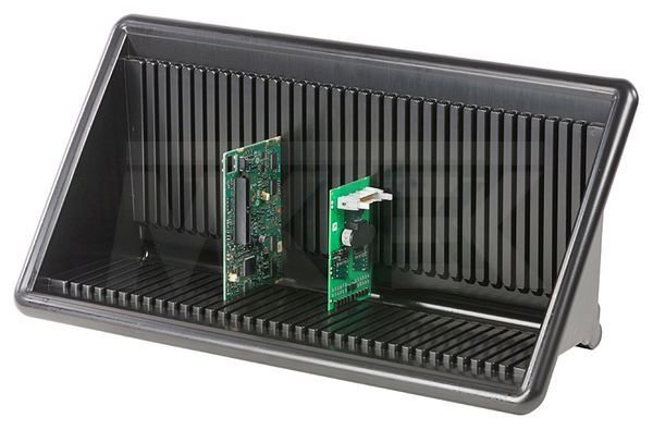 Plastový ESD držiak dosiek PCB 500x222x162mm :: MK TEK - dodávateľ pre ...